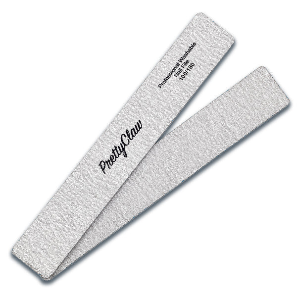 PrettyClaw Acrylic Nail Files Rectangle Jumbo Shape 100/180 Grit - Zeb